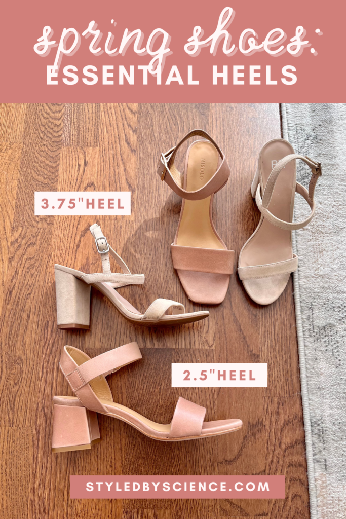 4 Styles You Need for a Spring Shoe Capsule Wardrobe - Styled by Science